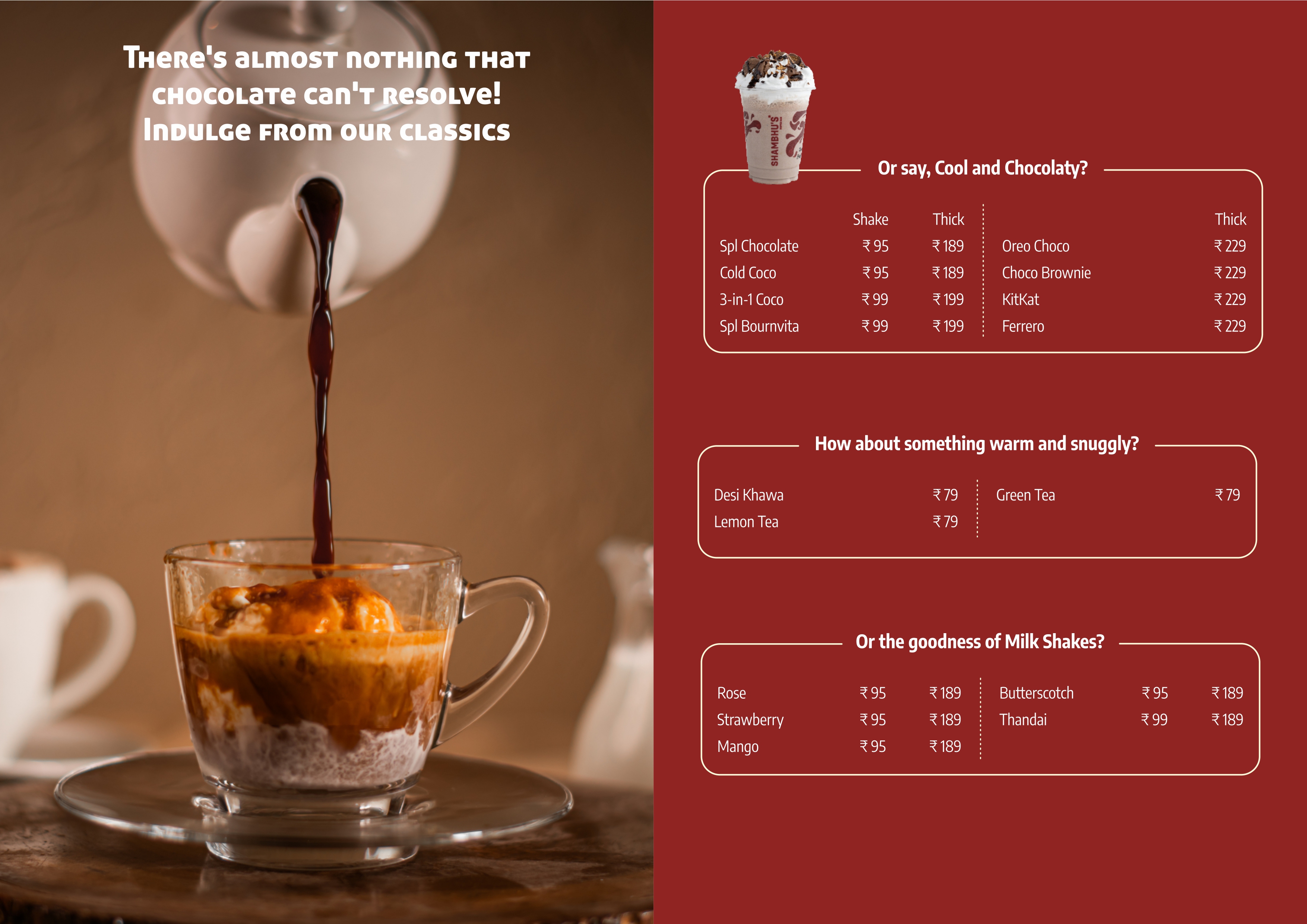 Shambhu`s Coffee Bar : Offer Cold Coffee, Chocolate, Dryfruit Shake ...